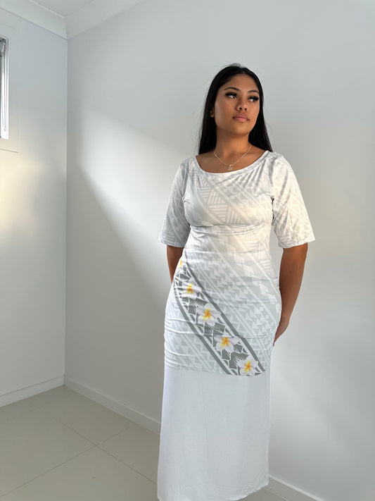 White Sunday Women’s Puletasi – House of Aulelei